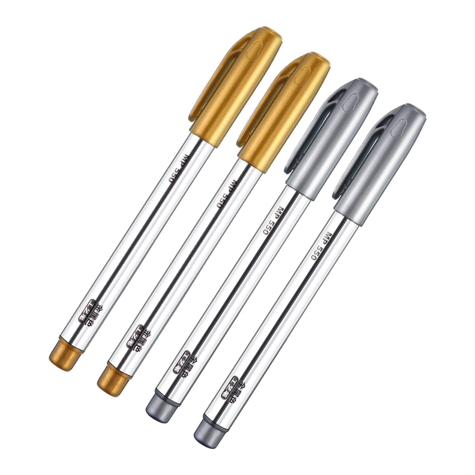 Gold and Silver Metallic Marker Pens, Metallic Permanent Markers ...
