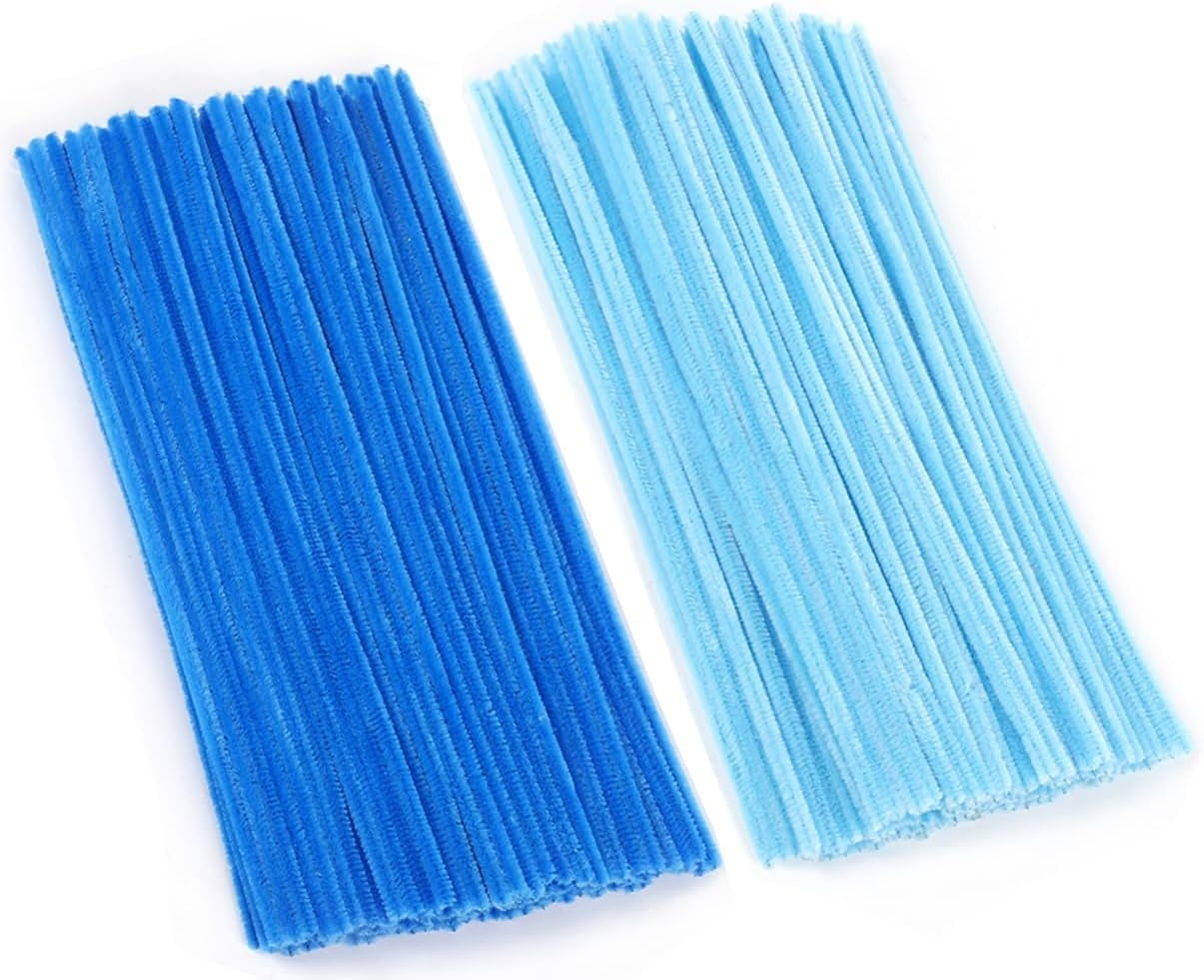 Gold Silver Pipe Cleaners, 200 Pieces Chenille Stems Craft, 12 inch ...