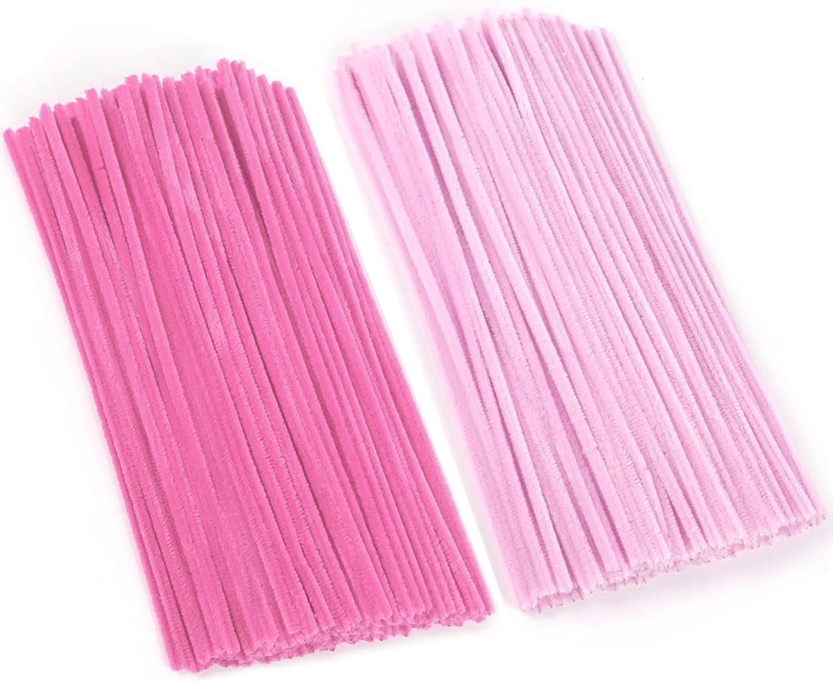 Gold Silver Pipe Cleaners, 200 Pieces Chenille Stems Craft, 12 inch ...