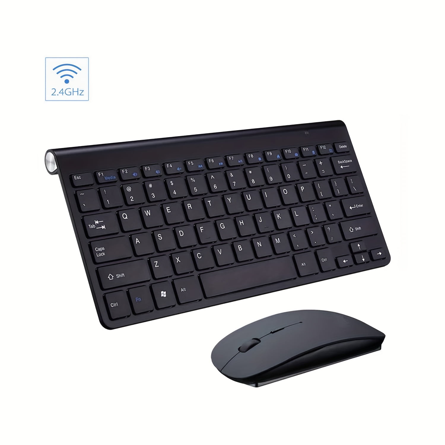 Gold/Silver Wireless Noise Canceling Keyboard And Mouse Set, Smart ...