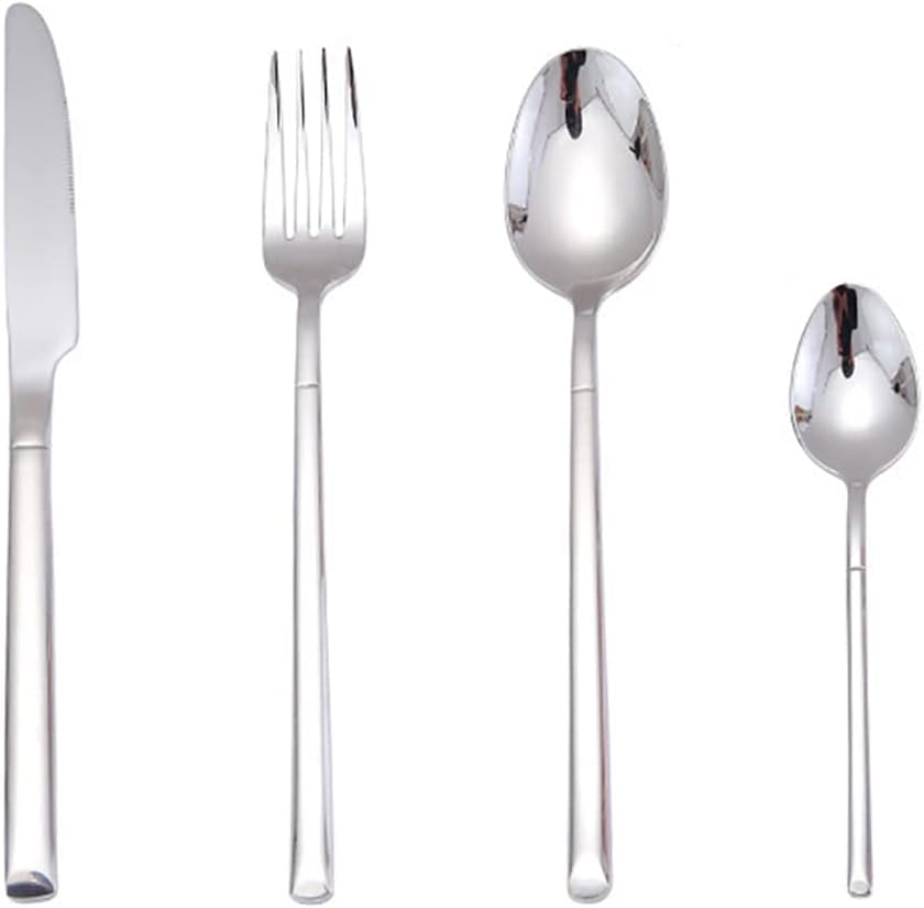 Gold Silverware Set for 14 Durable 18/10 Stainless Steel Flatware Set ...