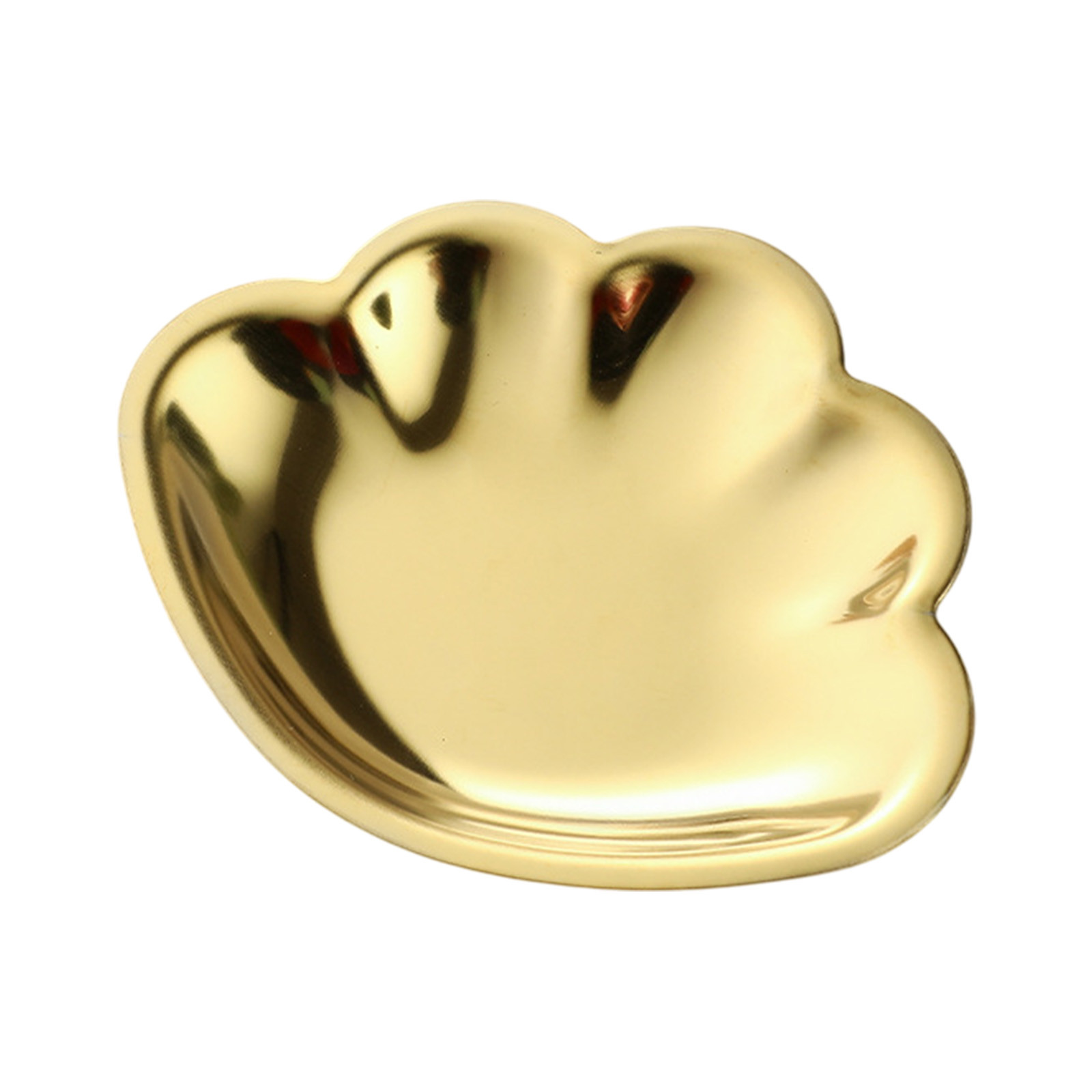 Gold Small Jewelry Tray With Metal Construction, Bedroom Cosmetic ...