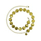 Gold Smooth Round Disc Chain Link Belt - Walmart.com