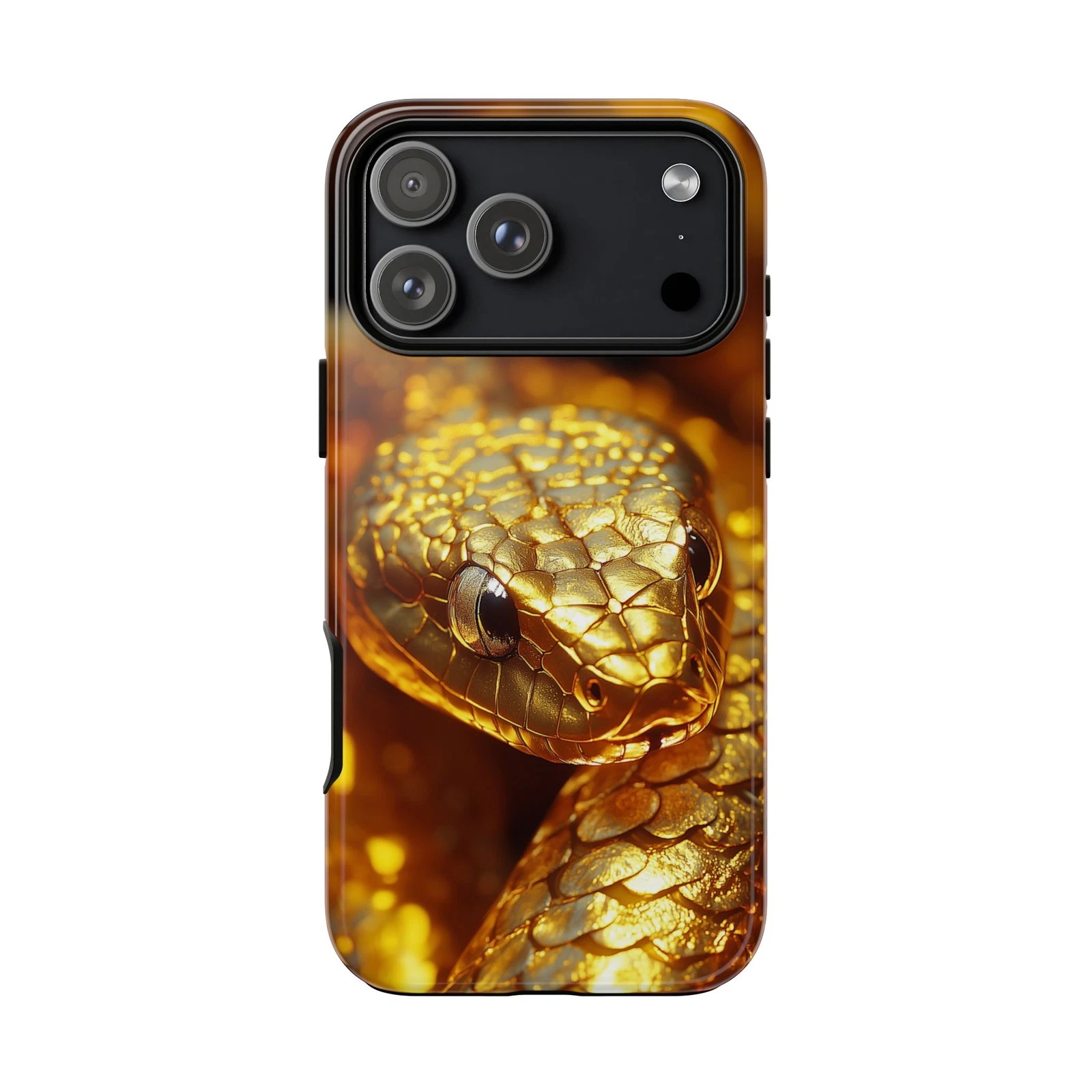 Gold Snake Golden Scales Phone Case for iPhone 11-17 Pro Max - Walmart.com