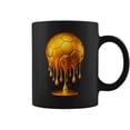 Gold Soccer Ball Dripping Gold Soccer Drip Soccer Goal Net Coffee Mugs ...
