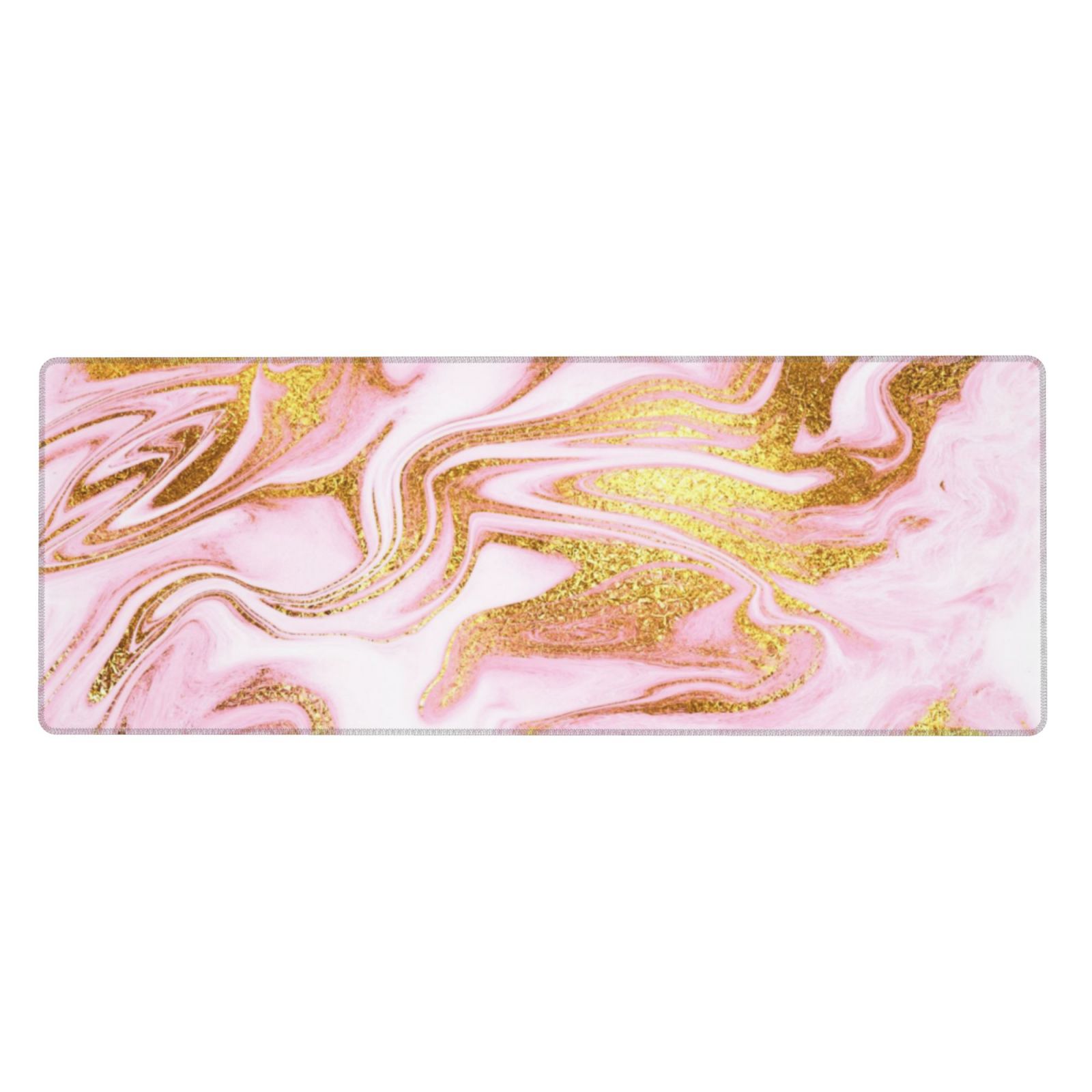 Gold Sparkle Pink Mousepad Large Mouse Pad Desk Pad Computer Keyboard ...