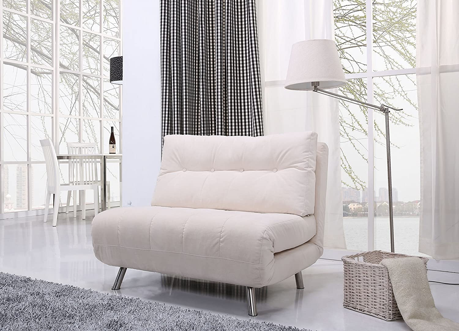 Gold Sparrow Tampa Fabric Convertible Big Chair Bed - Walmart.com