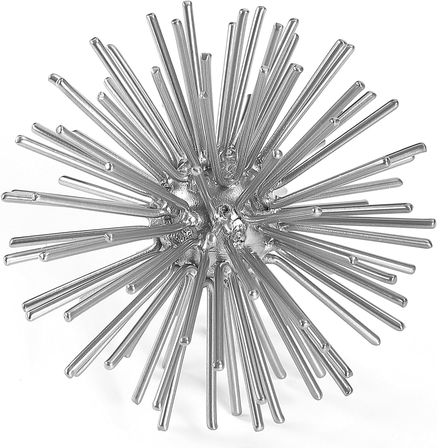 Gold Sphere Decor, Metal Gold Starburst Tabletop Sculpture Decor ...