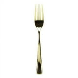 Gold Splendor LOOKS LIKE REAL!! Gold Plastic Forks 25ct. - Walmart.com