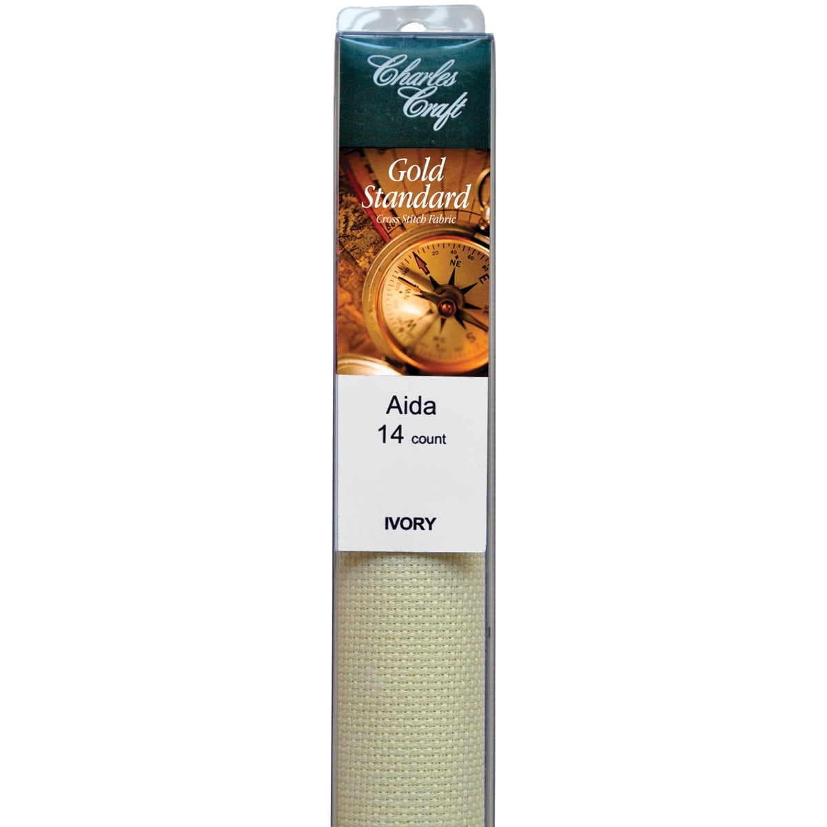 Gold Standard Aida 14 Count 20"X24" Box-Ivory, Pk 3, Charles Craft ...