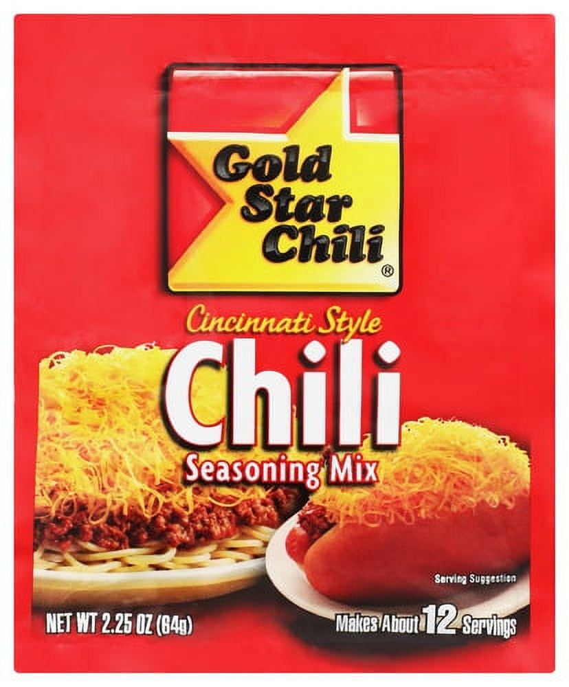 Gold Star Chili Spice Packet 2.25 oz (Pack of 20) - Walmart.com