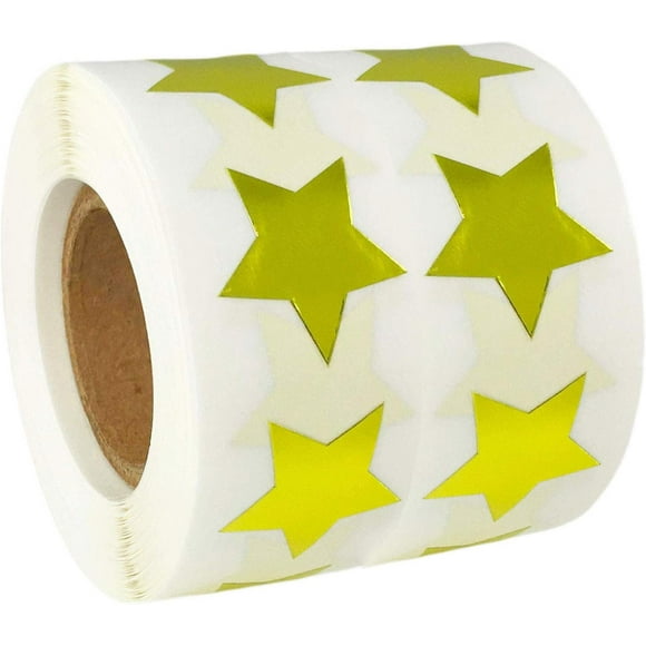 Gold Sticker Star