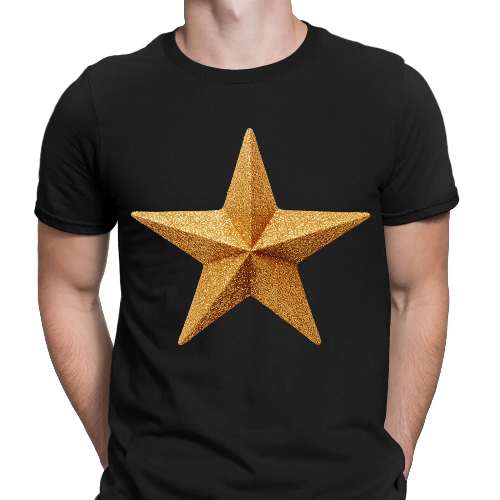 Gold Star Famous Actor Celebrity Gift Novelty Mens T-Shirts - Walmart.com