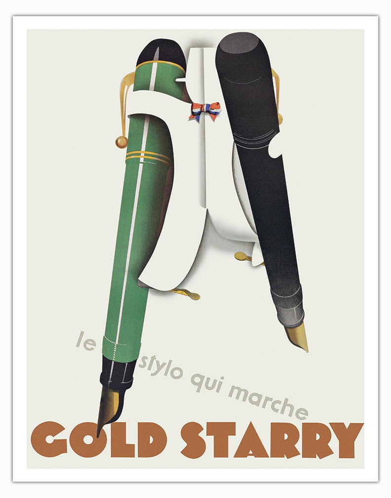 Gold Starry - The Pen that Works (le Stylo qui Marche) - Vintage ...