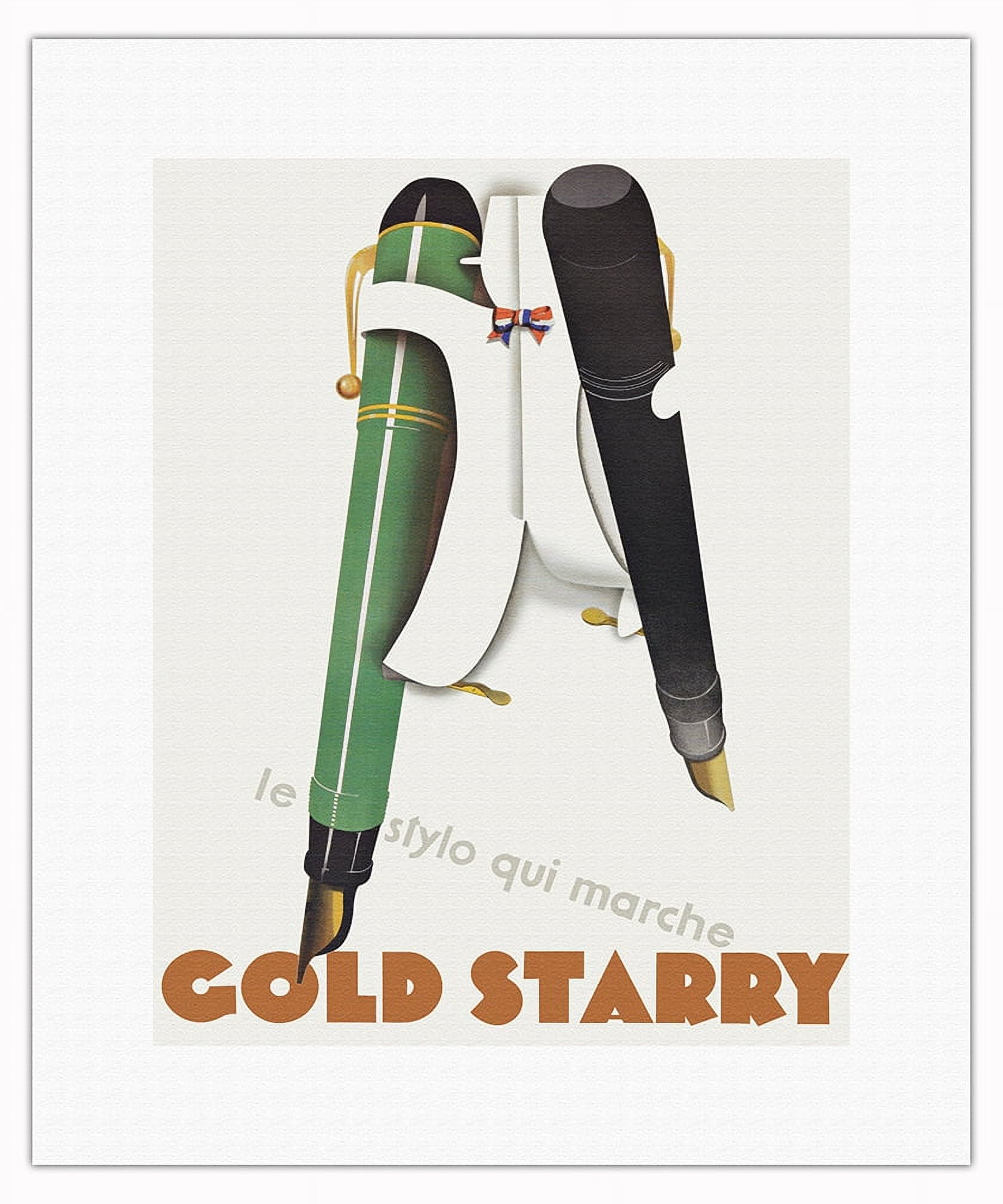 Gold Starry - The Pen that Works (le Stylo qui Marche) - Vintage ...