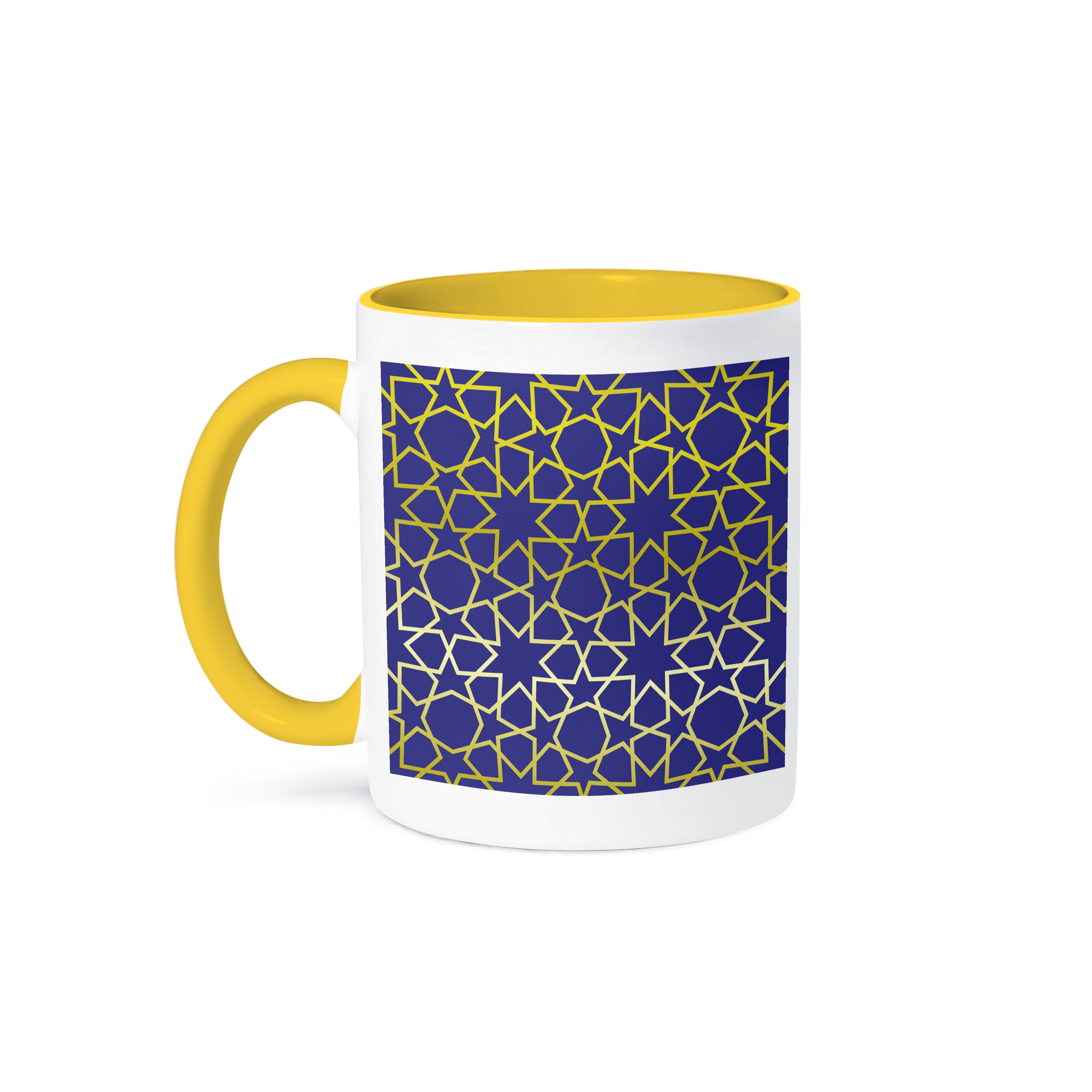 3dRose, Gold Stars Outline Geometric Intricate Islamic Art Pattern on ...