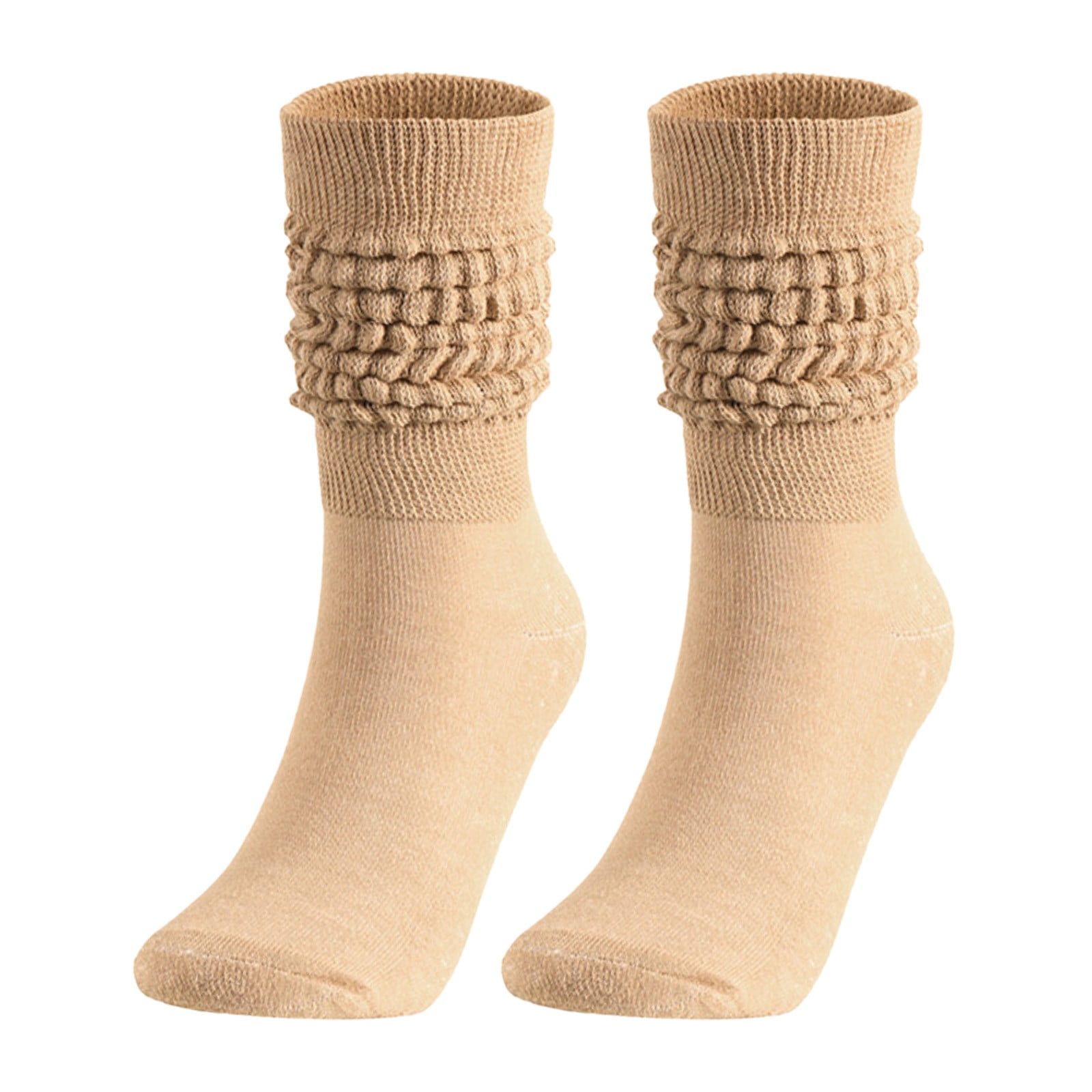 Gold Stockings Medium High Tube Bubble Socks Fashionable and Versatile ...