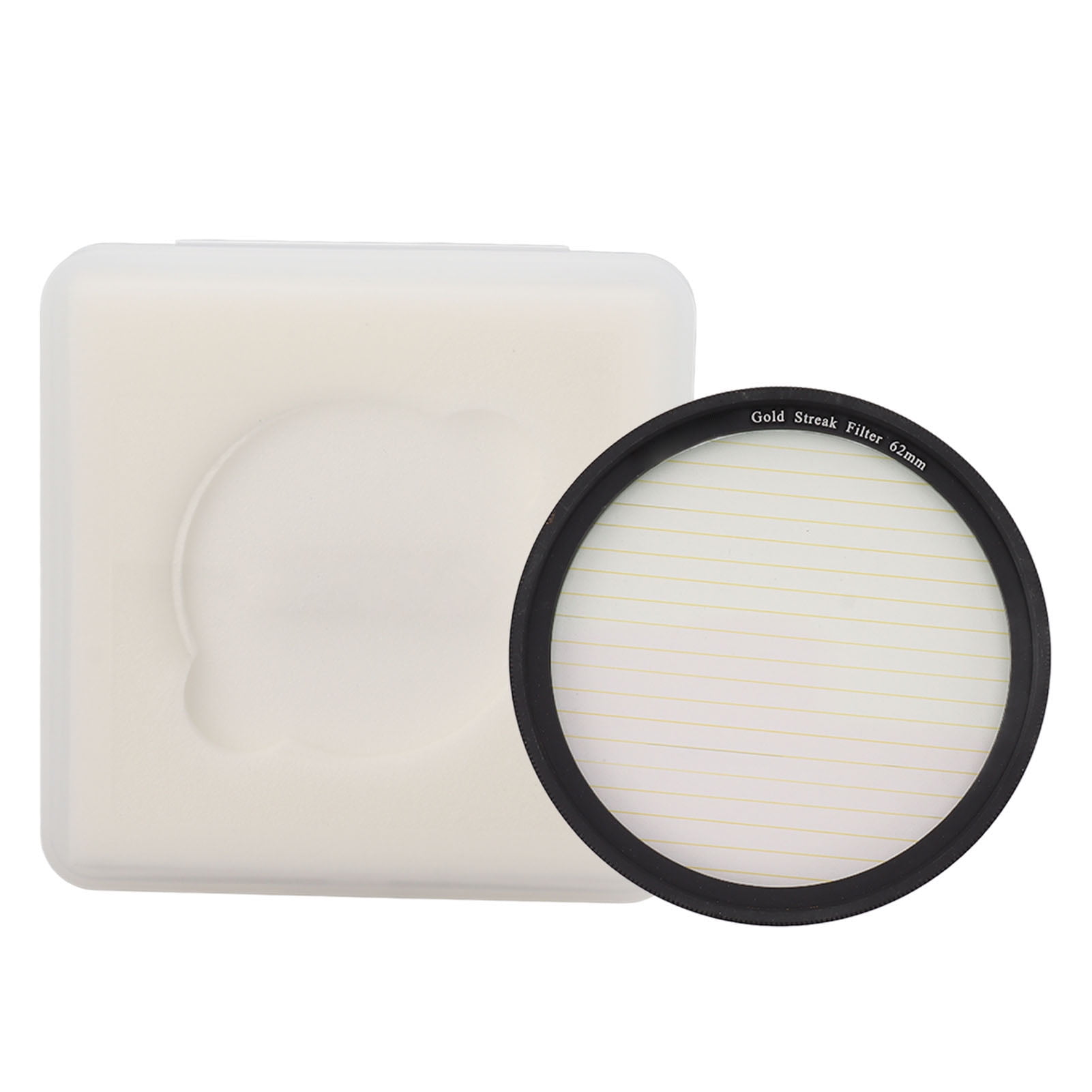 Gold Streak Filter Light Flare Effect Optical Glass Camera Lens Filter ...