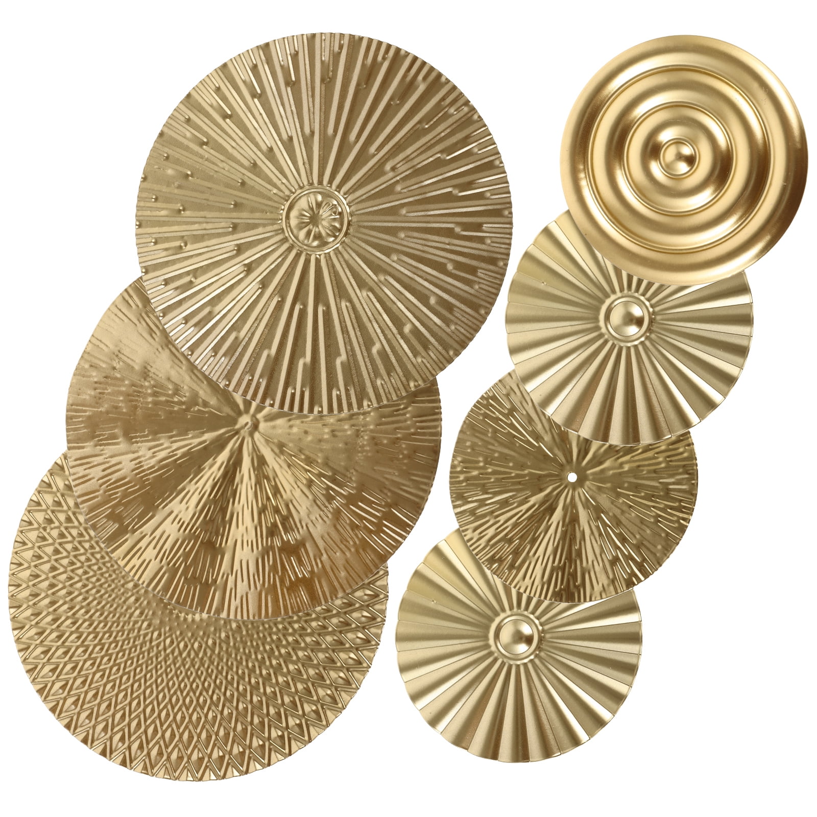 Gold Sunburst Paintable Golden Disc Wall Hanging Elderly - Walmart.com