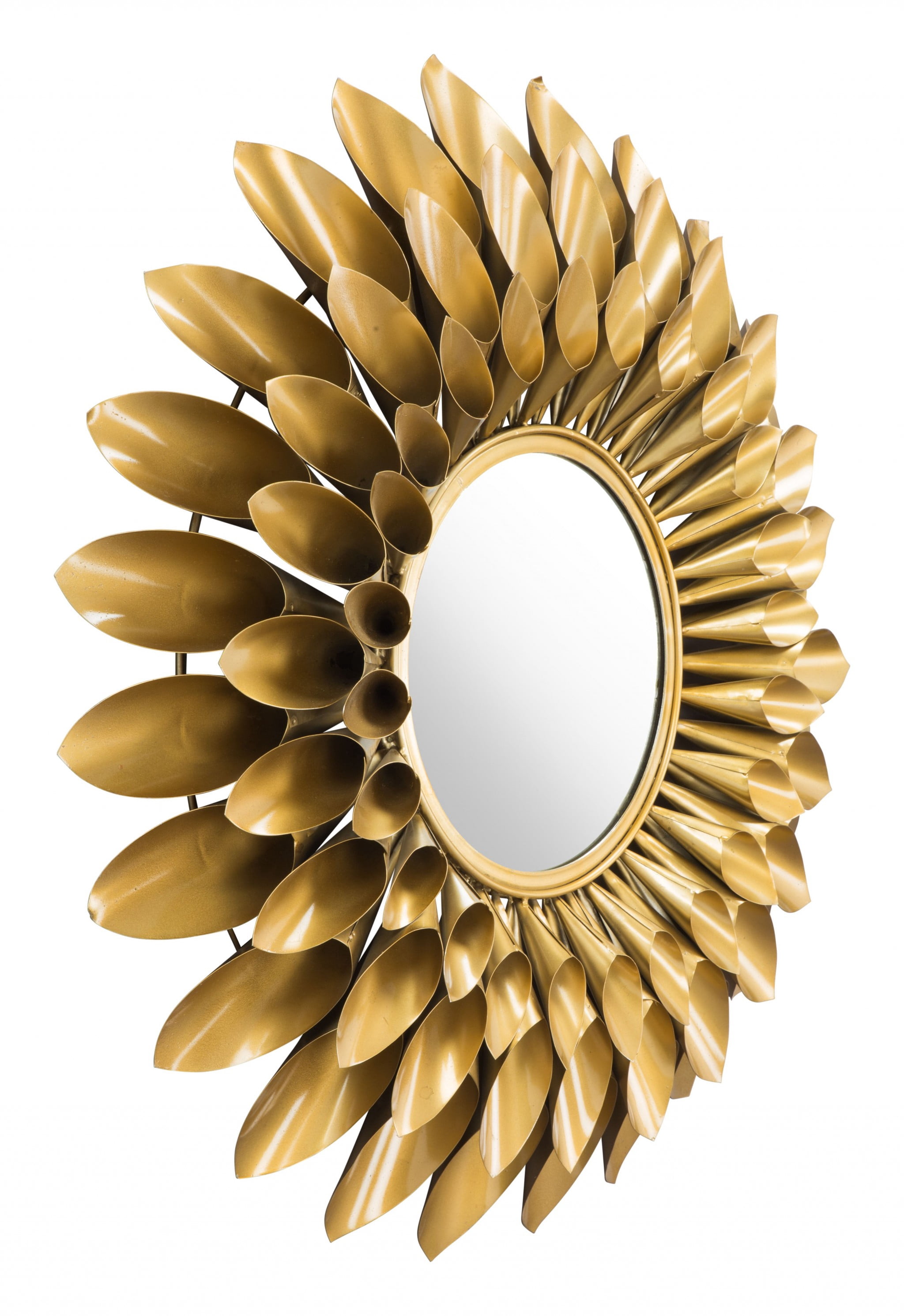 Gold Sunflower Round Mirror - Walmart.com