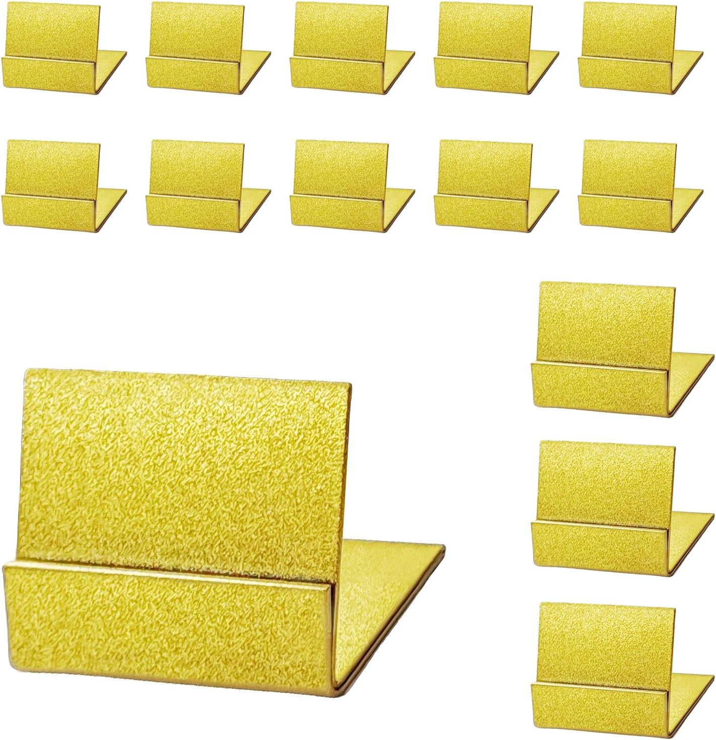 Gold Table Card Holders 14 Pcs, Small Metal Stand for Place Cards ...