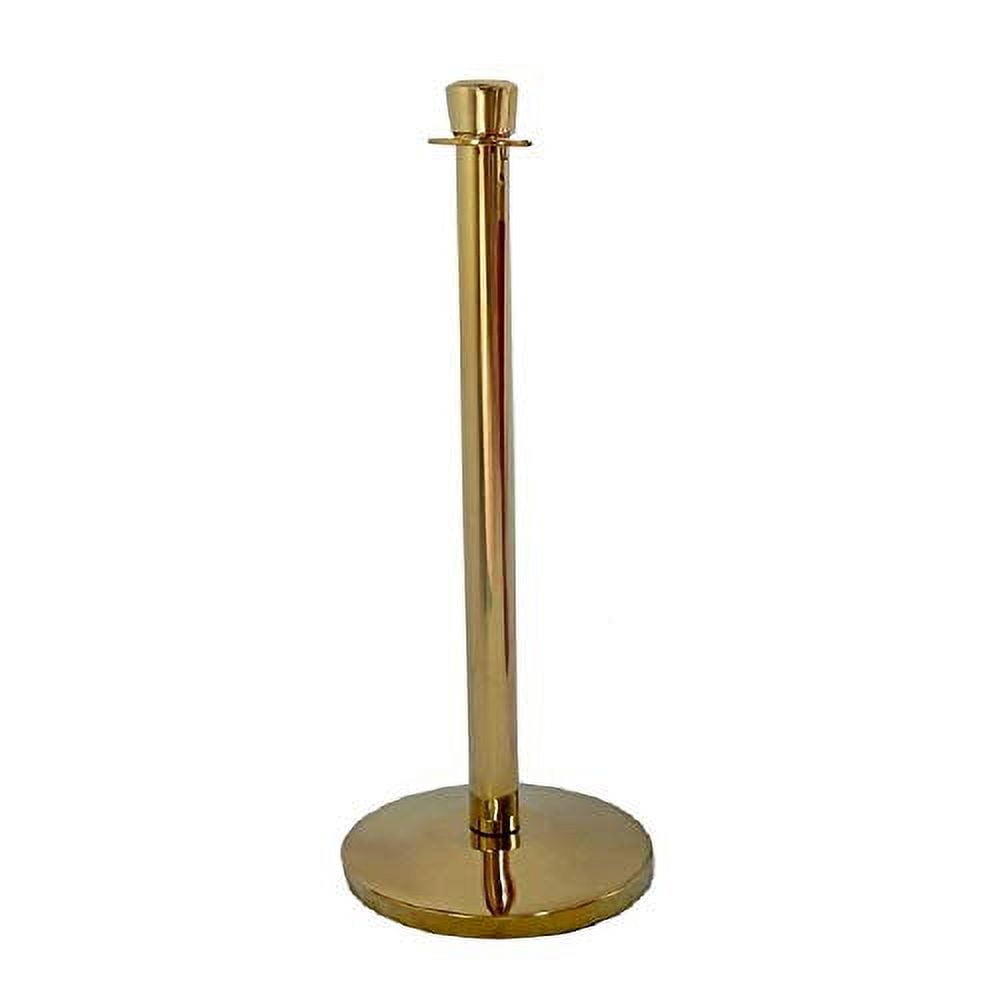 Gold Taper Top Decorative Rope Safety Queue Stanchion Barrier with ...