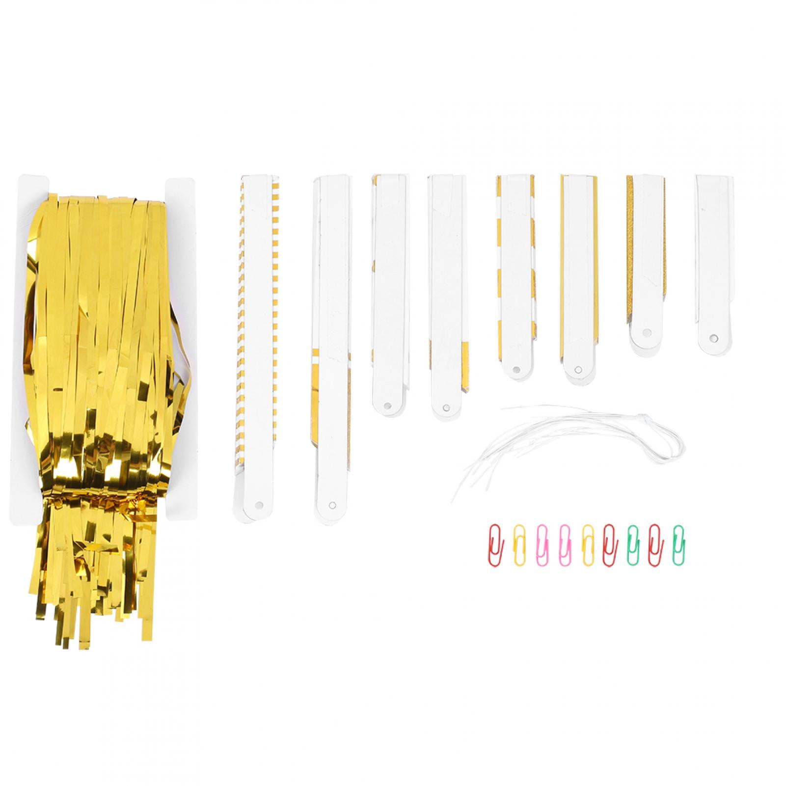 Gold Tassel Decorative Hanging Paper Fans for Birthday Parties ...