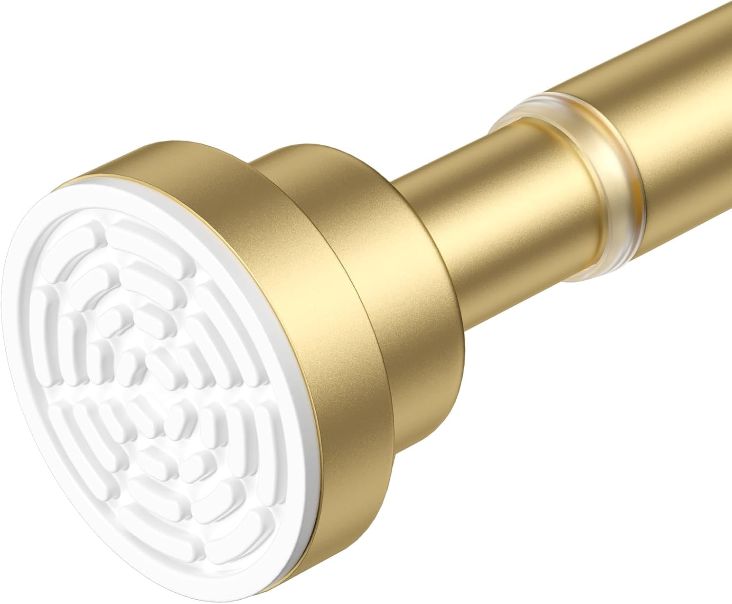 Gold Tension Curtain Rod 30-63Inch,Spring Tension Rod No Drilling Non ...