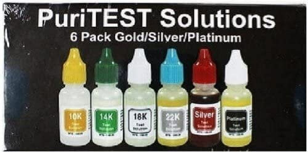 Gold Test Acid Kit 10k 14k 18k 22k Silver Tester Detector Metal Jewelry ...