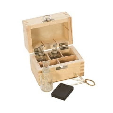 Gold Test Kit with Glass Bottles, 8 Piece Set - Walmart Business Supplies