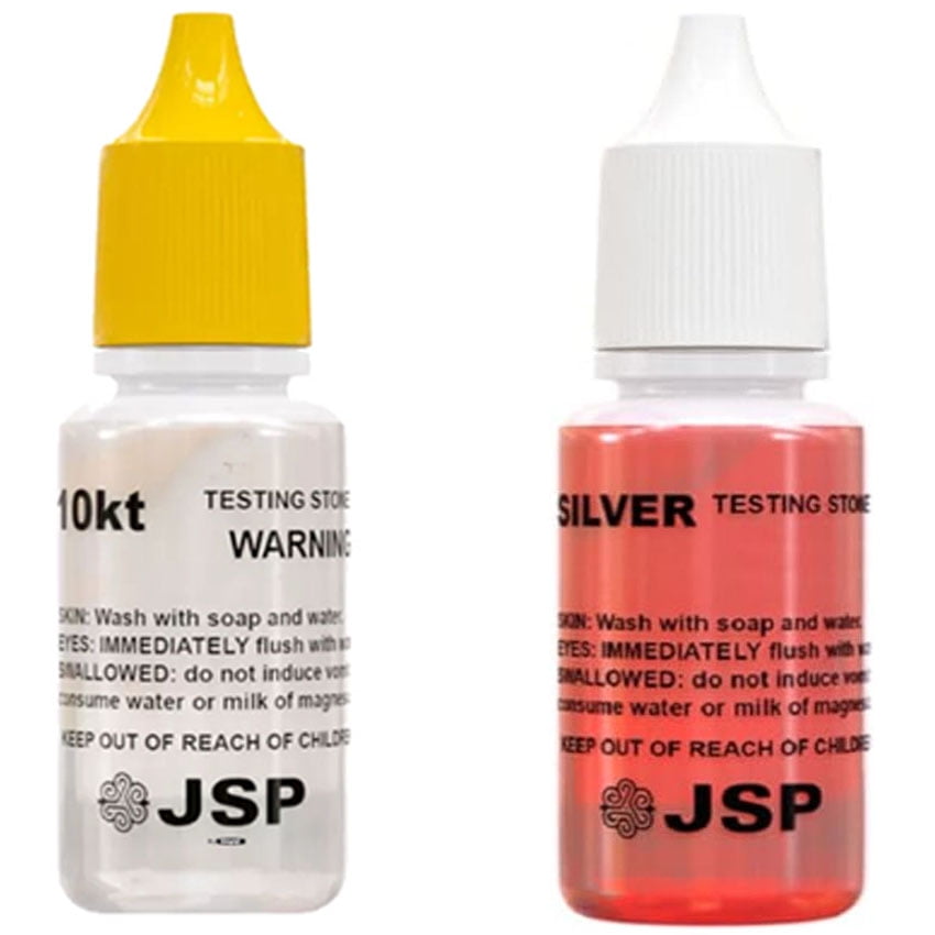 Gold Testing Kit 10K & Silver Solution Acid Test Gold Authenticity ...
