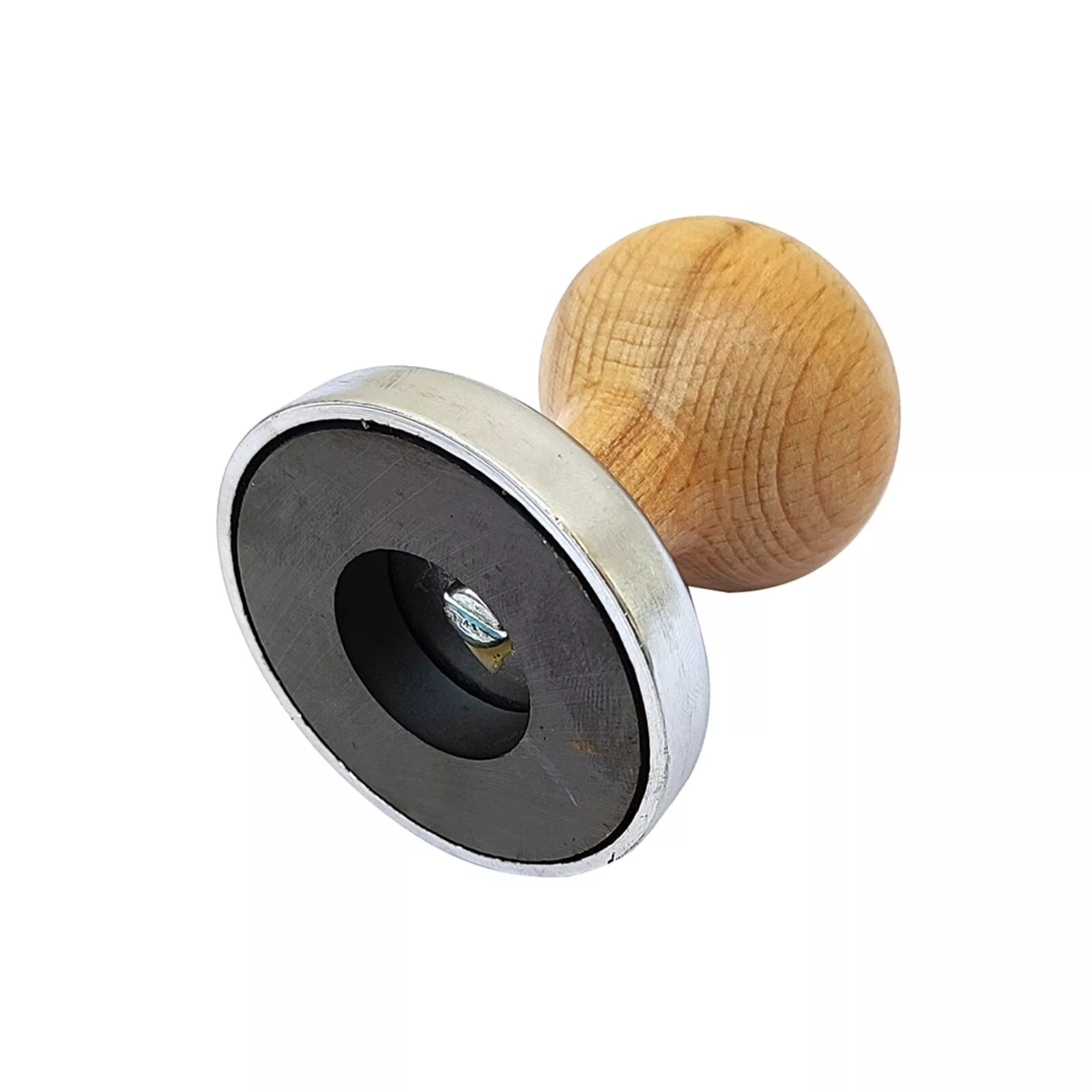 Gold Testing Magnet with Round Wooden Handle - Jewelry Making Tool ...
