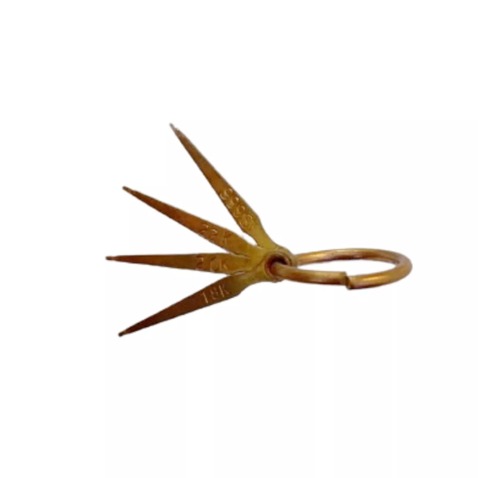Gold Testing Needle with Set of 4 Needles Size 18k, 20k, 22k & 999S ...
