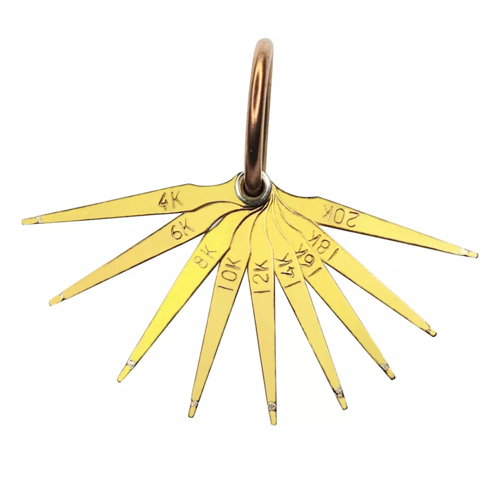 Gold Testing Needle with Set of 9 Needles Size 4k-20k - Walmart.com