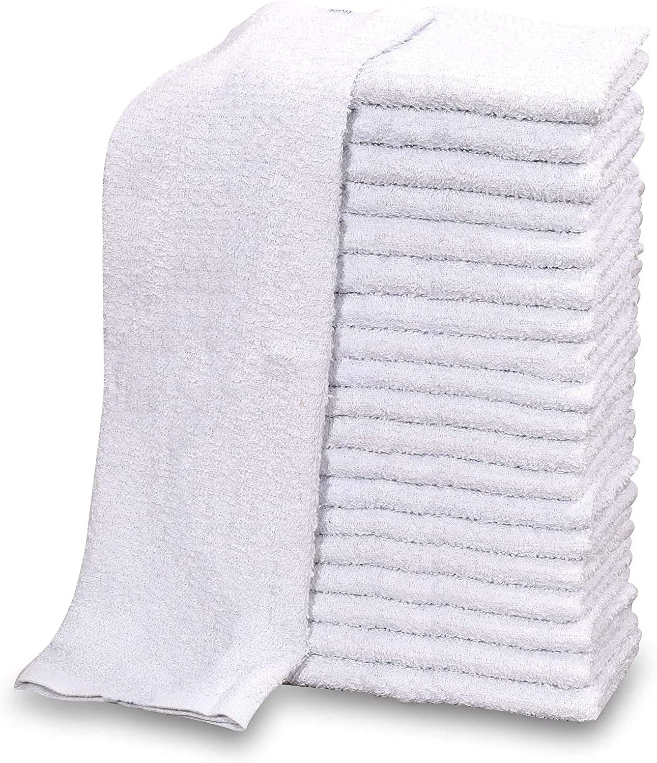 Premia Commercial Kitchen Towels, 6 Pack, Restaurant Quality White Dish ...