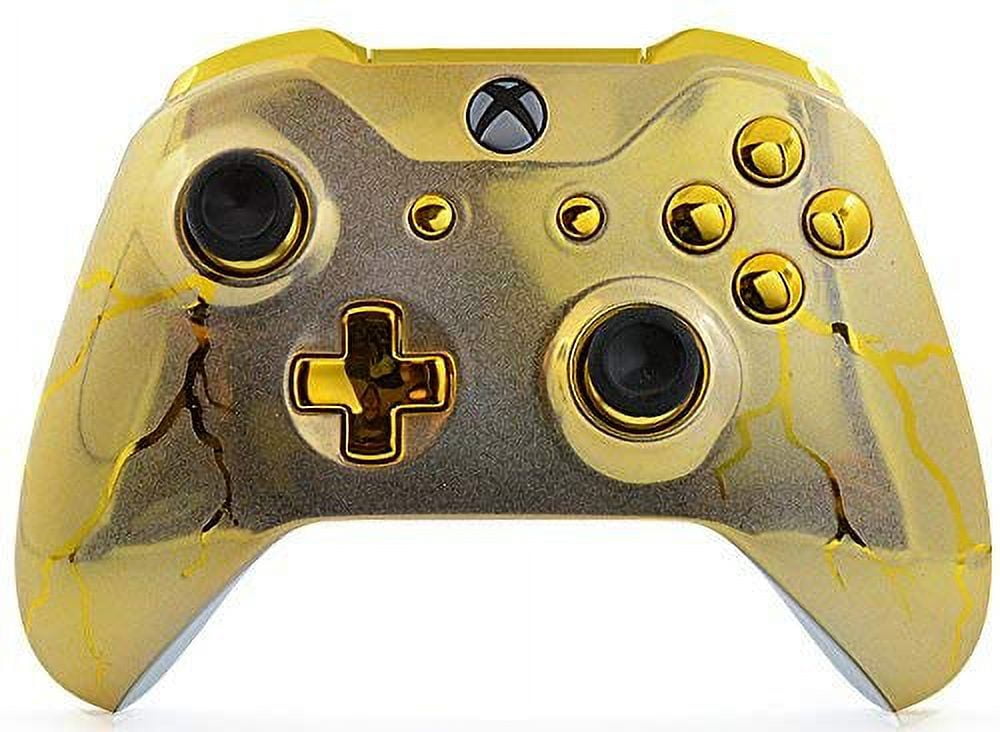 Gold Thunder One S UN-MODDED Custom Controller Unique Design (with 3.5 ...