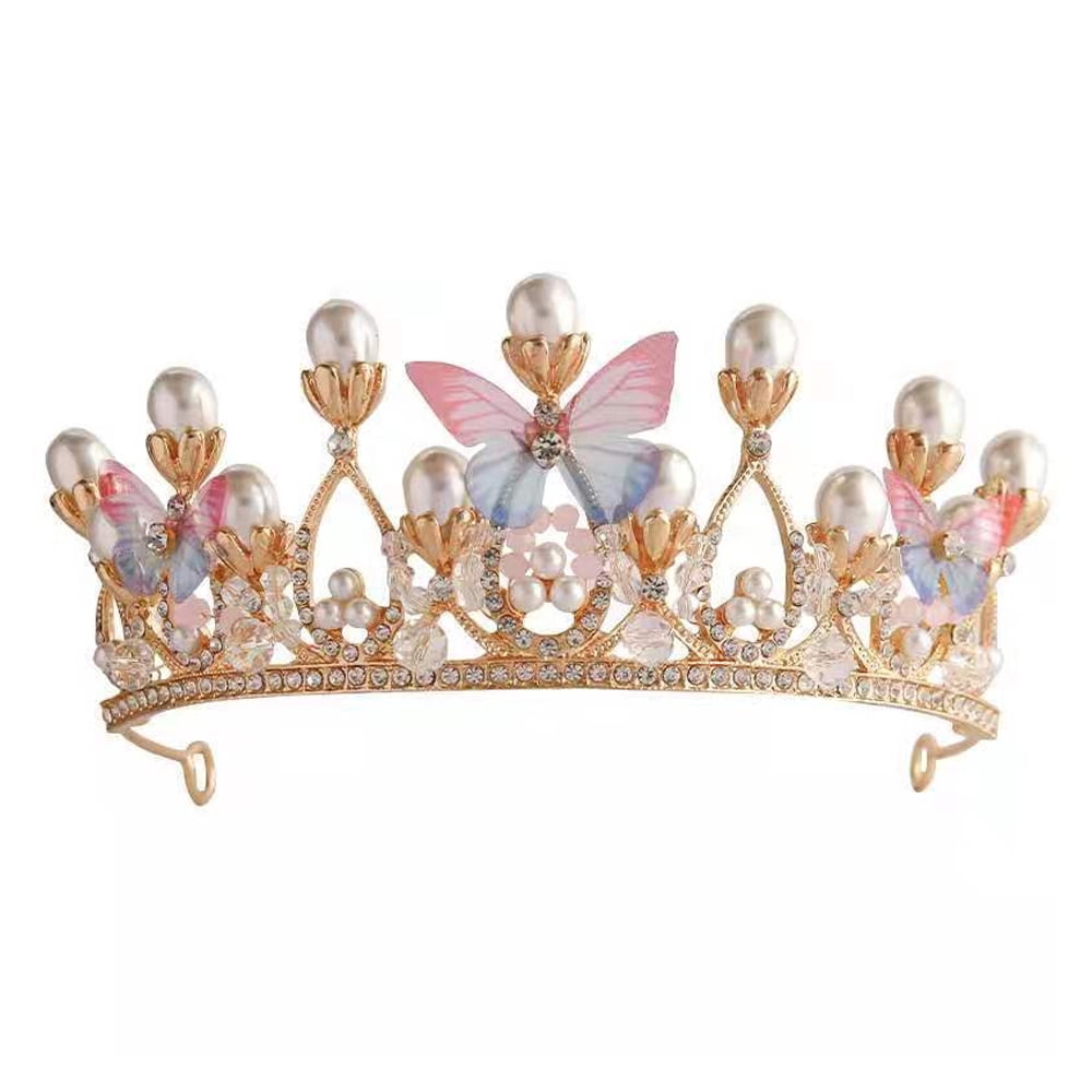 Gold Tiaras And Crown, Women's Party Headbands, With Long-lasting ...