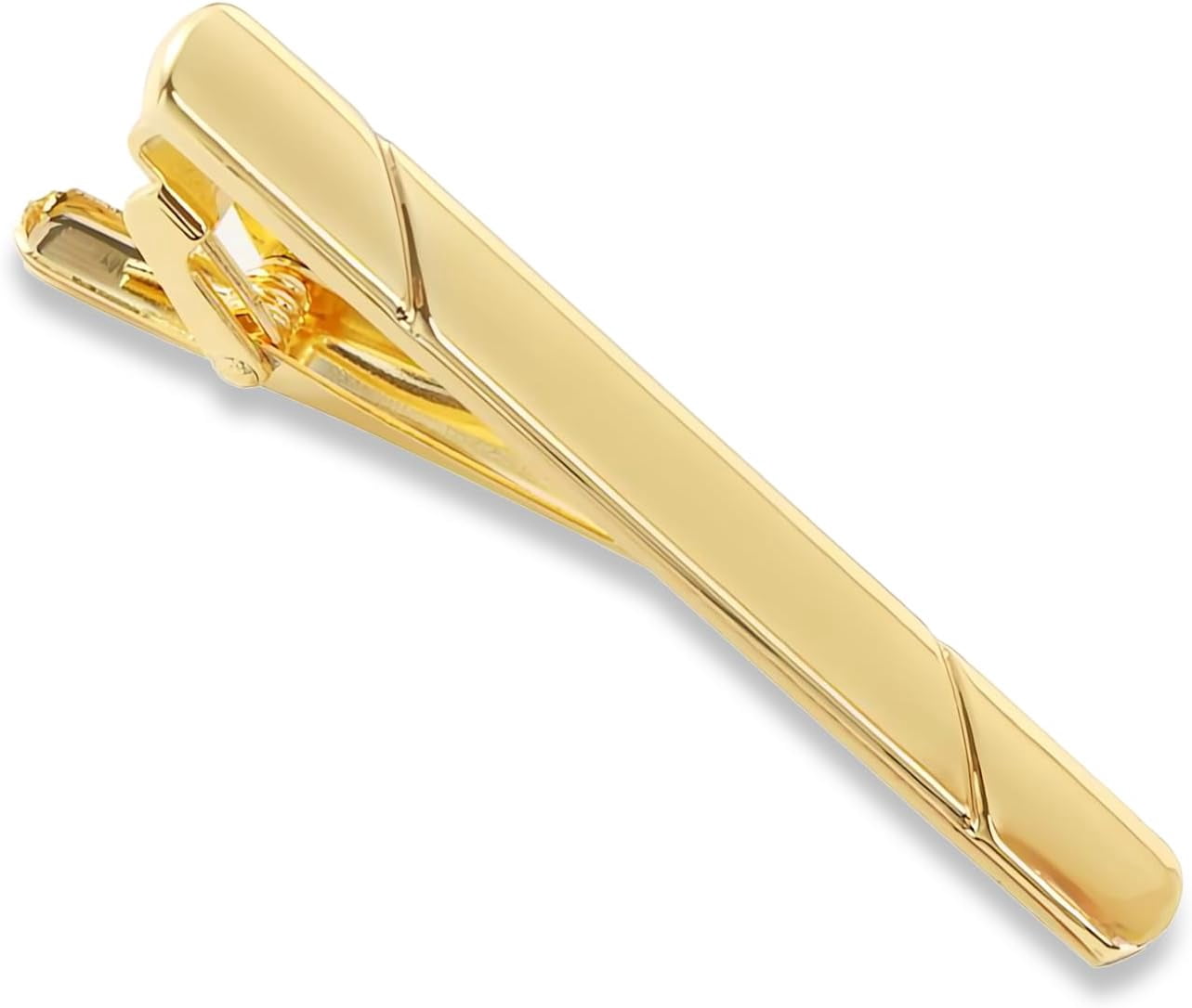 Gold Tie Clip for Men, 2.32in Metal Business Tie, Men's Minimalist Tie ...