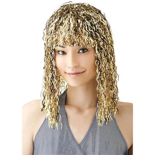 Gold Tinsel Wig - Walmart.com