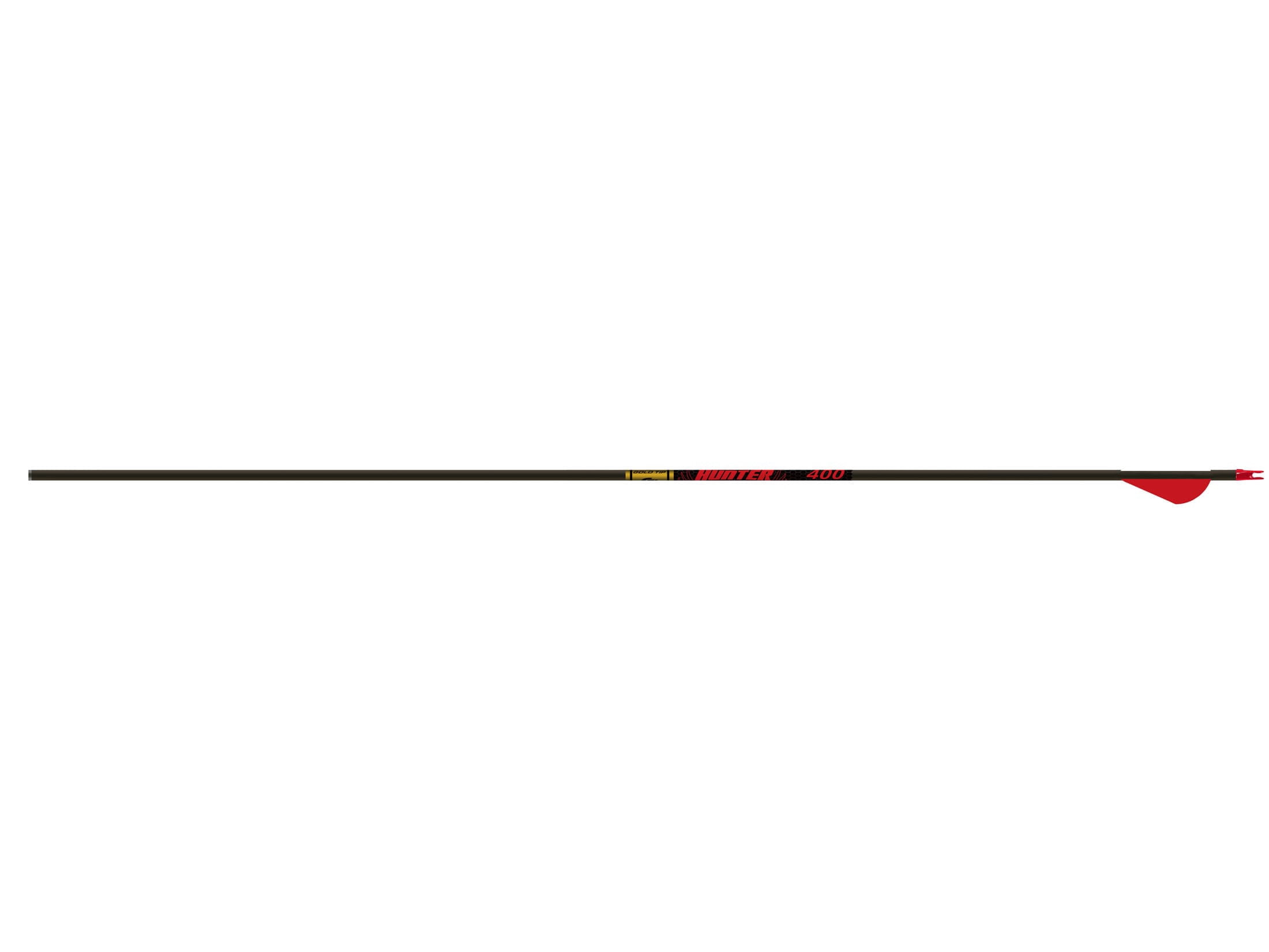 Gold Tip Hunter 340 Carbon Arrow 2" Vanes 6PK - Walmart.com