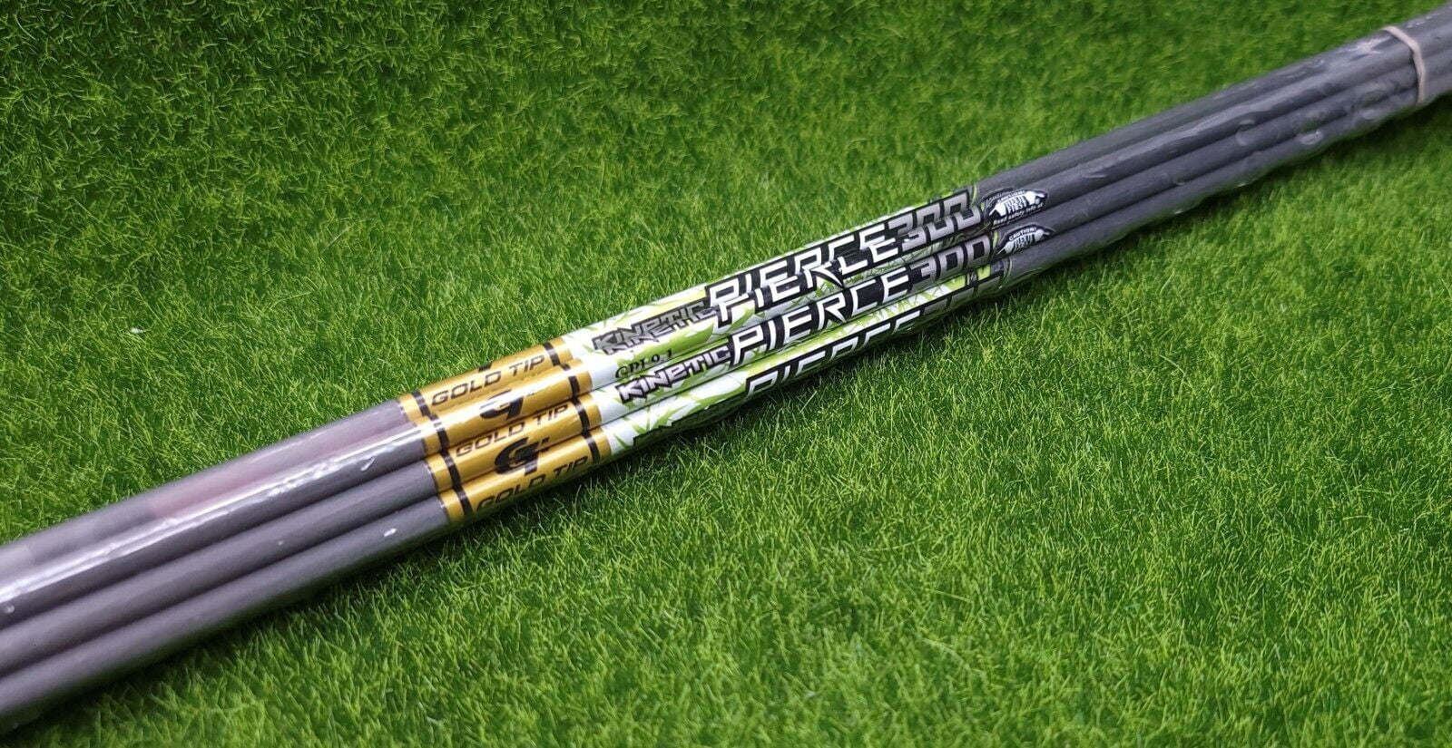 Gold Tip Kinetic Pierce 300 Spine Arrow Shafts 1 Dozen - PIERCE300S ...