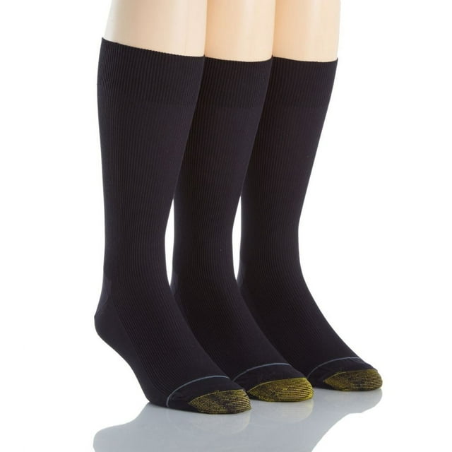 Gold Toe Adult Men's Dress Nylon Light Metropolitan Crew Sock, OS One ...