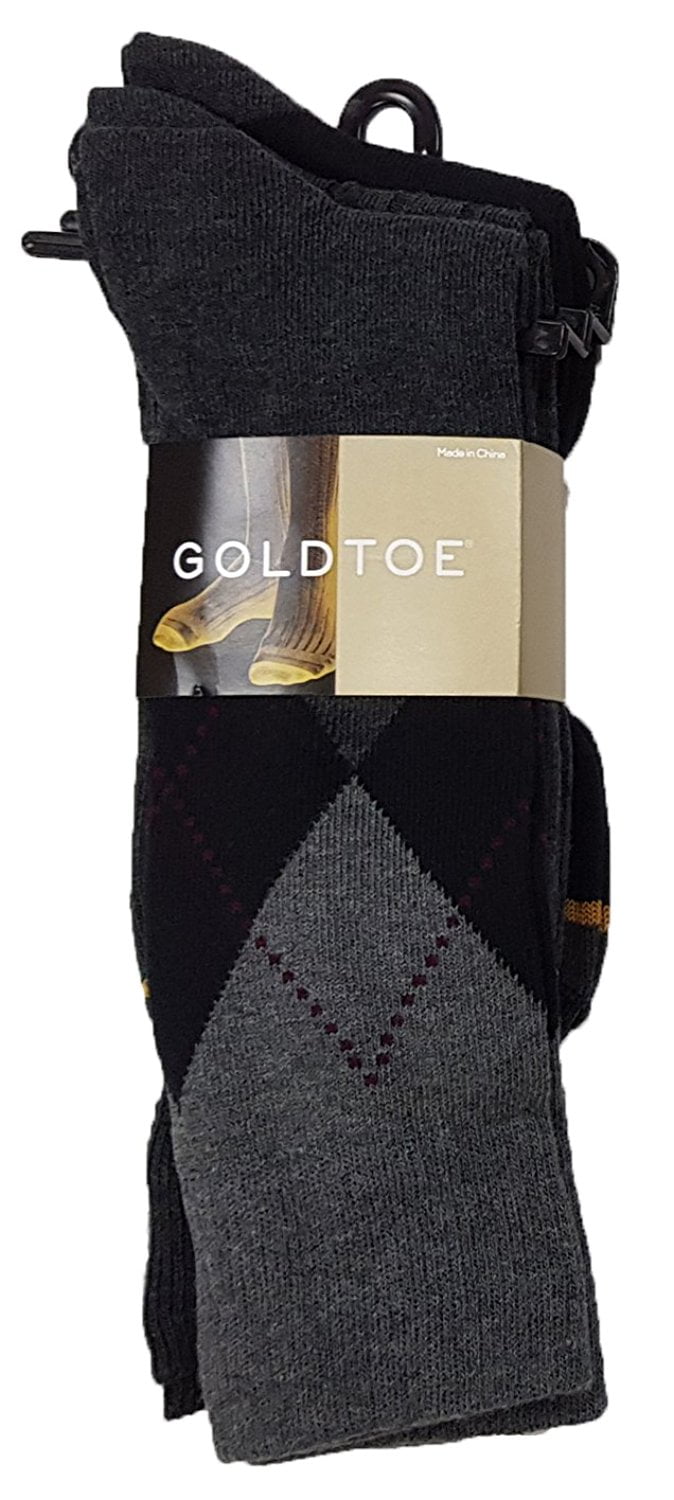 Gold Toe Men's Classic Casual 3-Pack Socks Bundle - Walmart.com