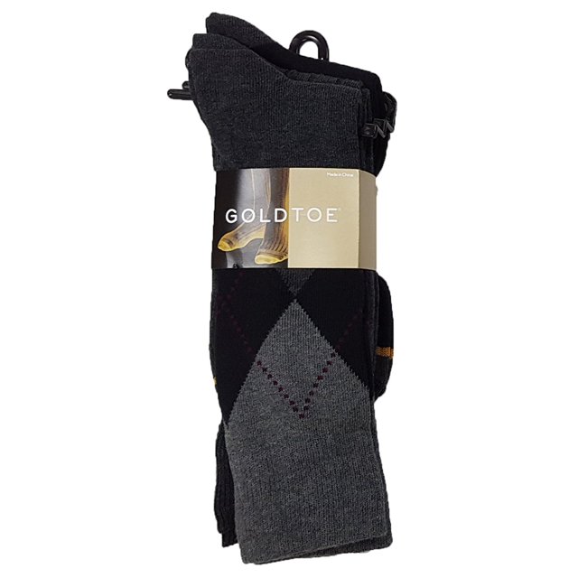 Gold Toe Men's Classic Casual 3-Pack Socks Bundle - Walmart.com