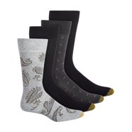 Gold Toe Mens 4 Pack Argyle Midweight Socks, Multicoloured, 7-12 ...