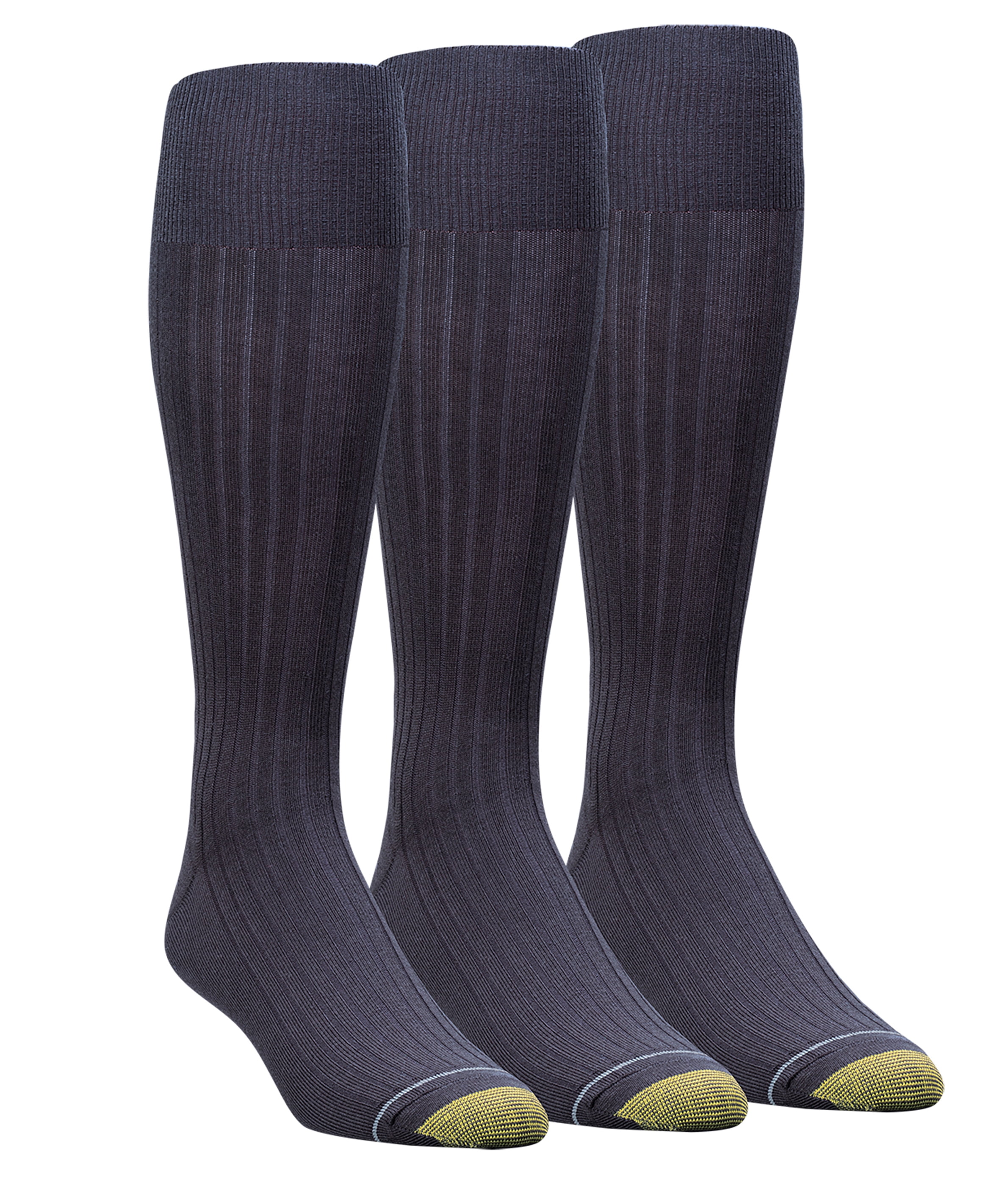Gold Toe Mens Canterbury Big & Tall Crew Dress Socks 3-Pack - Walmart.com