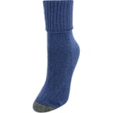 GOLDTOE Women's Turn Cuff Bermuda Socks, 3 Pair Pack, Cotton Blend ...