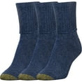 Gold Toe Turn Cuff Bermuda Socks (3 Pair Pack) (Women) - Walmart.com
