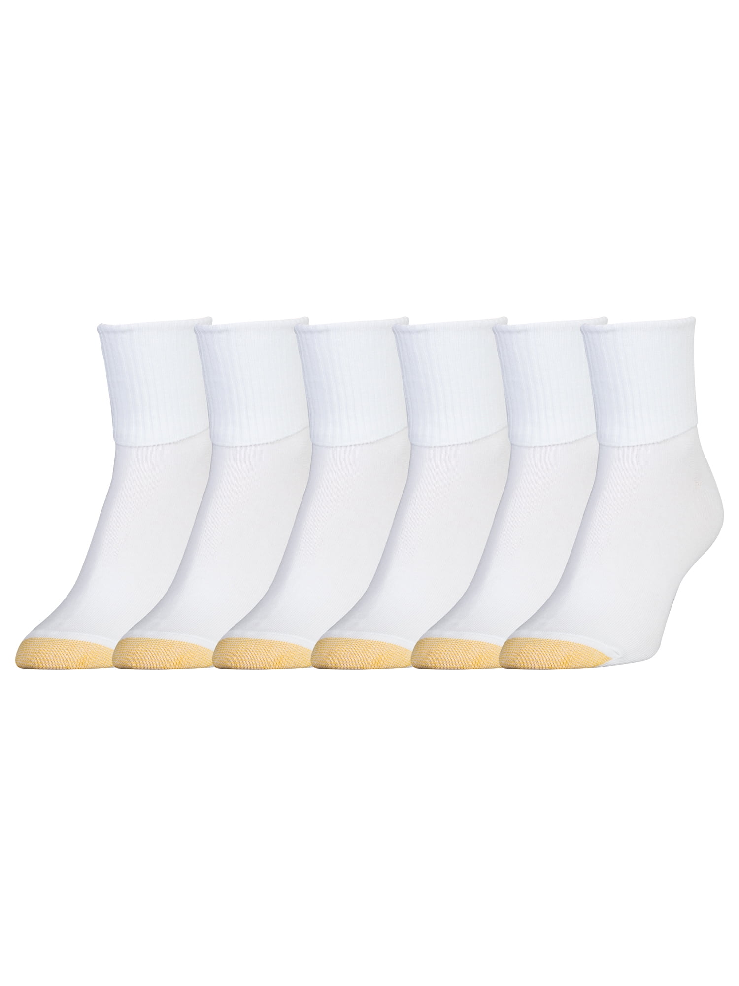 Gold Toe Womens Turn Cuff Socks 6 Pairs