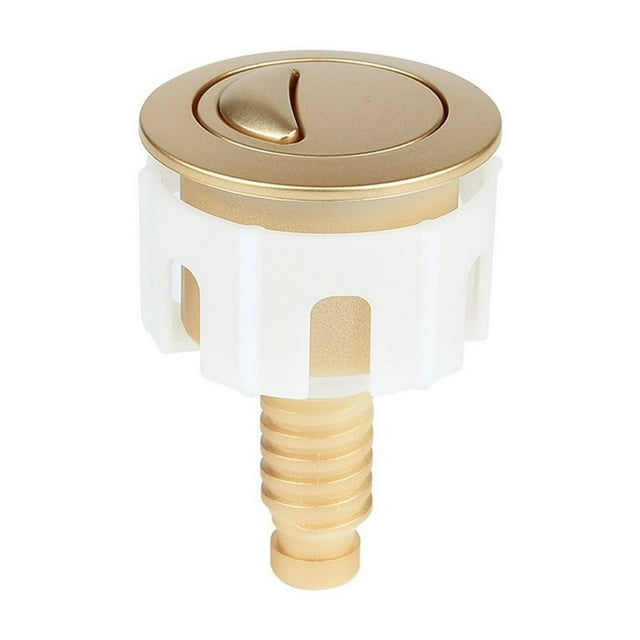 Gold Toilet Cistern Dual Flush Push Button Replacement Toilet Tank ...
